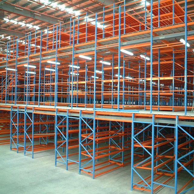Heavy Duty Industrial Warehouse Platform Baja Rak Mezzanine Lantai Rak ...